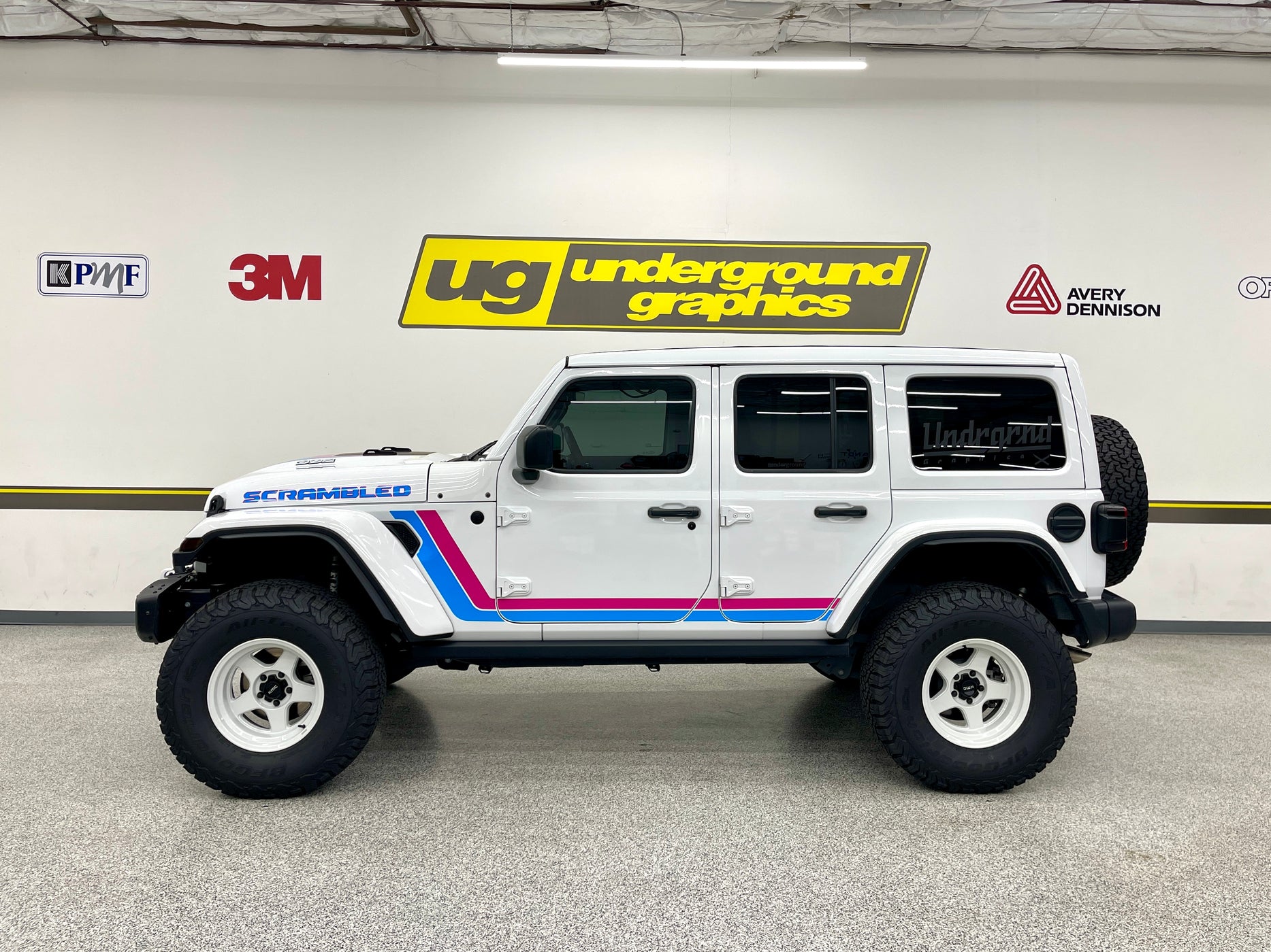 Jeep Wrangler Scrambled Retro Kit (JL & JLU) — Underground Graphics
