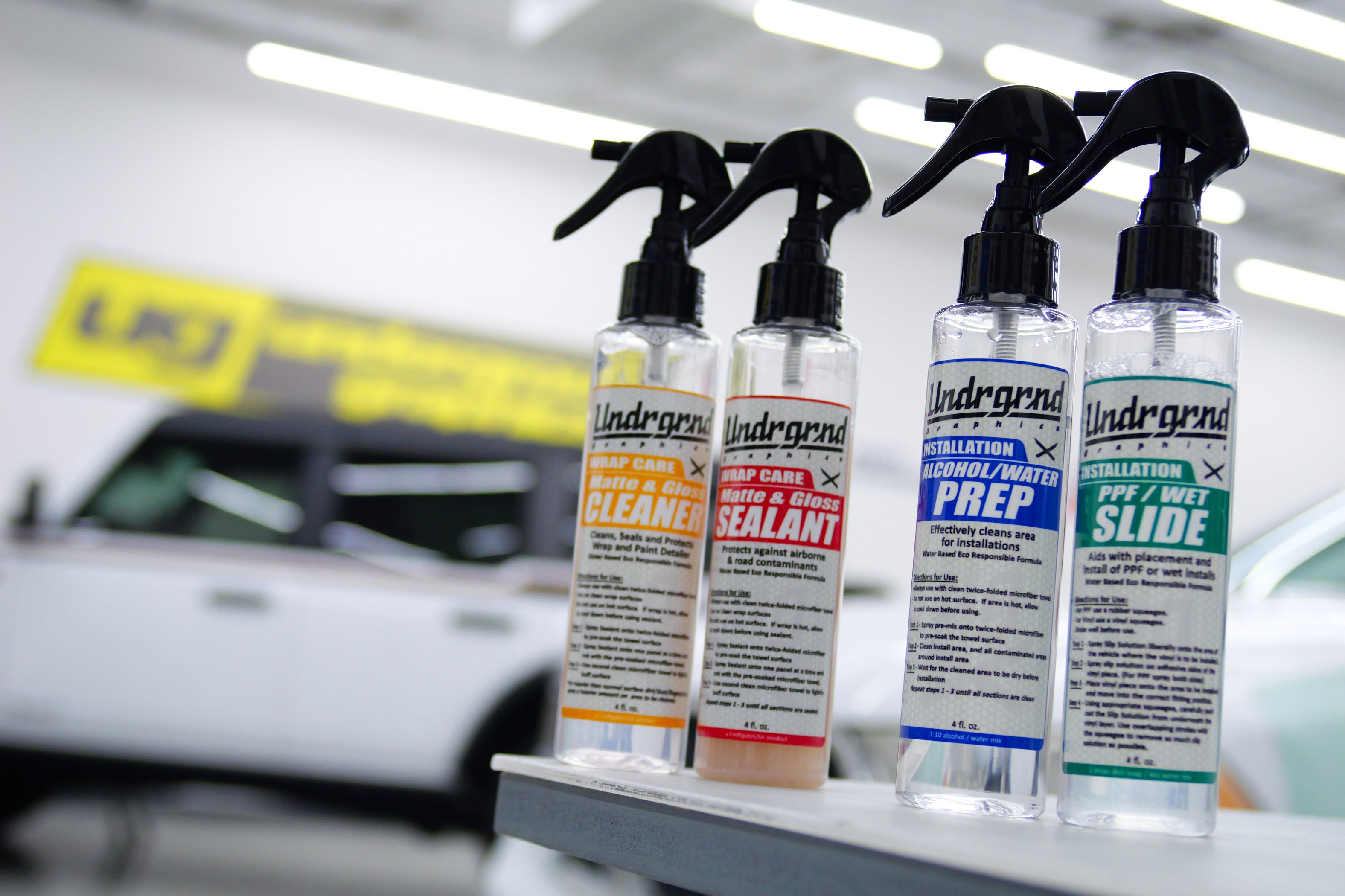 Vinyl Wrap & PPF Install Prep Spray — Underground Graphics