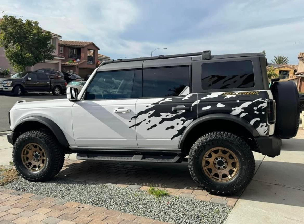 Bronco Mud Splatter Kit — Underground Graphics