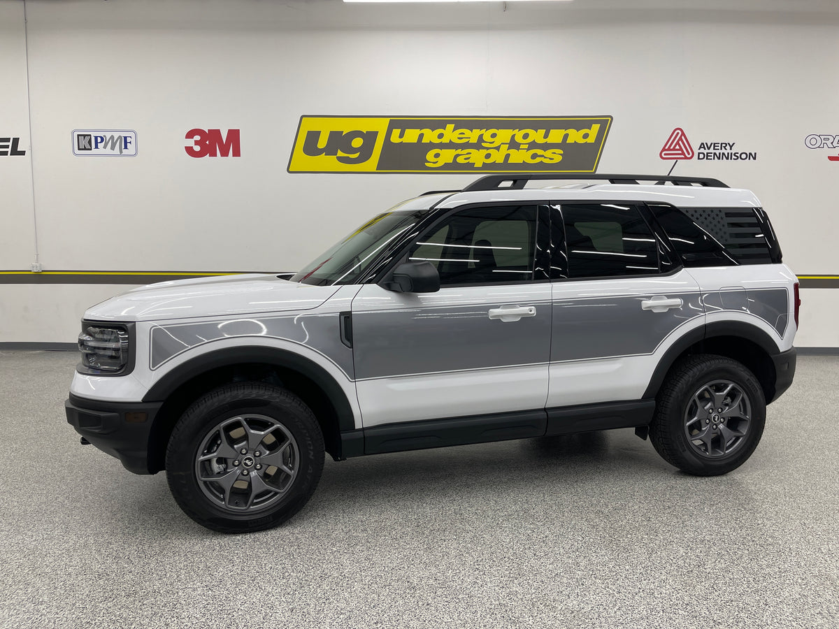 Bronco Sport Retro Side Panels — Underground Graphics