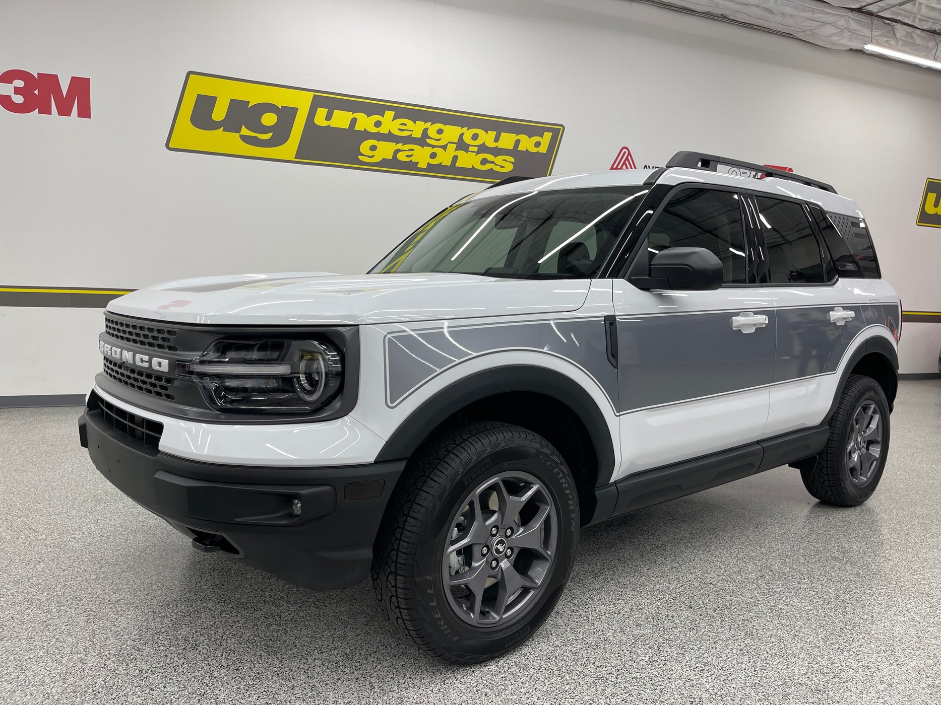 Bronco Sport Retro Side Panels — Underground Graphics
