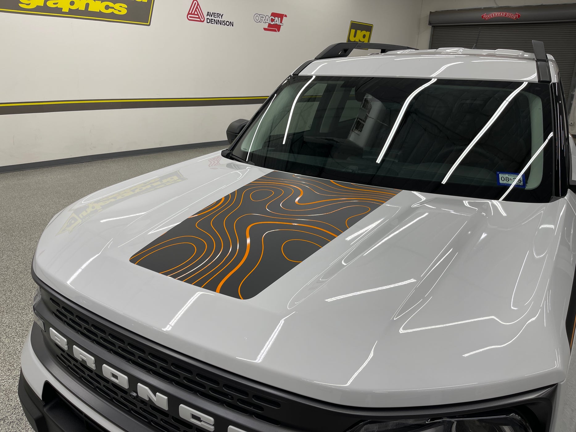 Bronco Sport Hoods Topography Two-Color — Underground Graphics