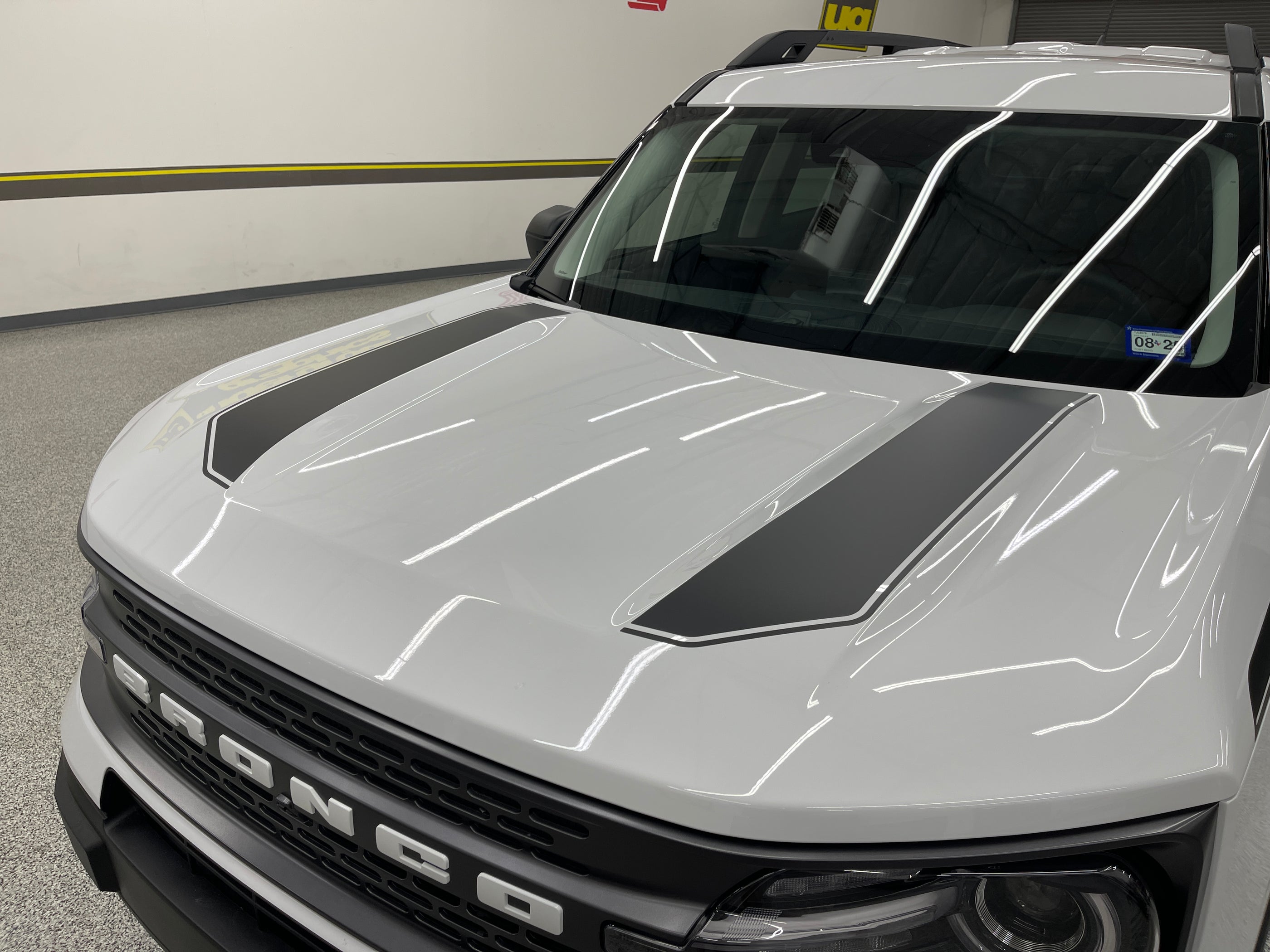 Bronco Sport Hoods Two-Color W/Pinstripe — Underground Graphics