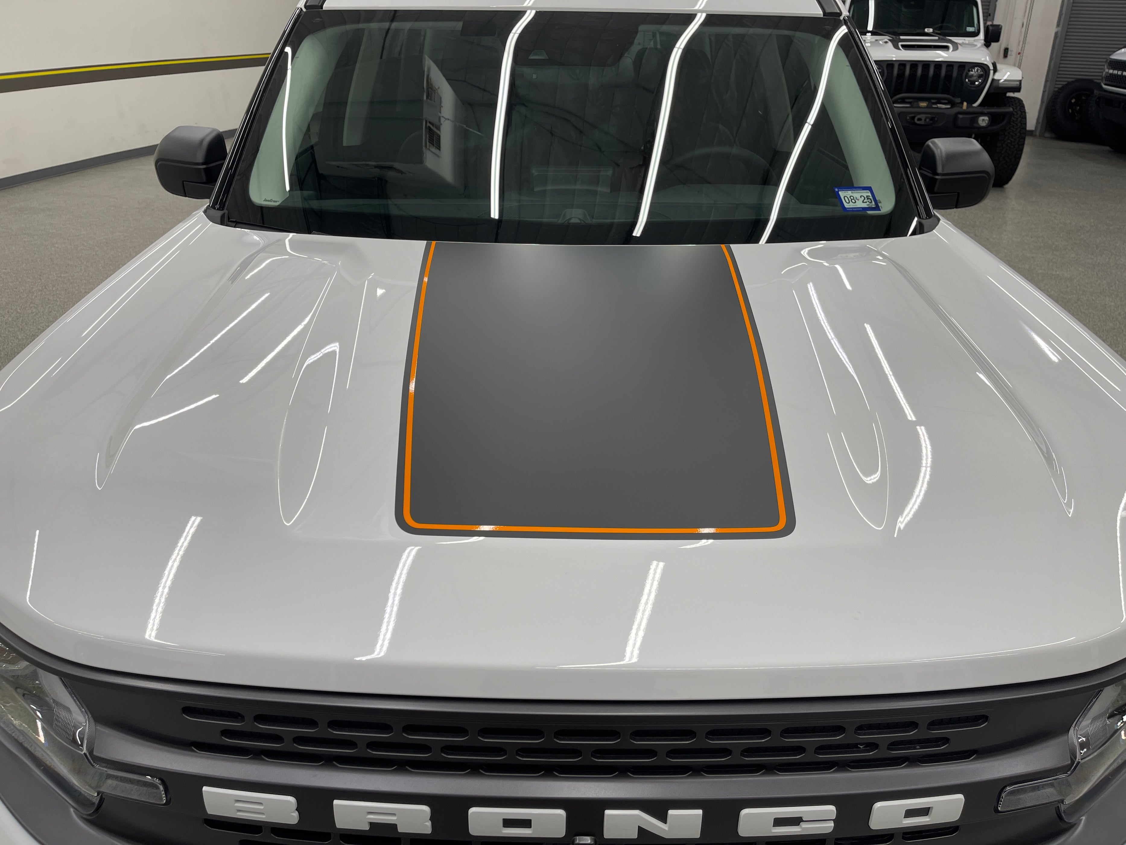Bronco Sport Hoods Two-Color W/Pinstripe — Underground Graphics
