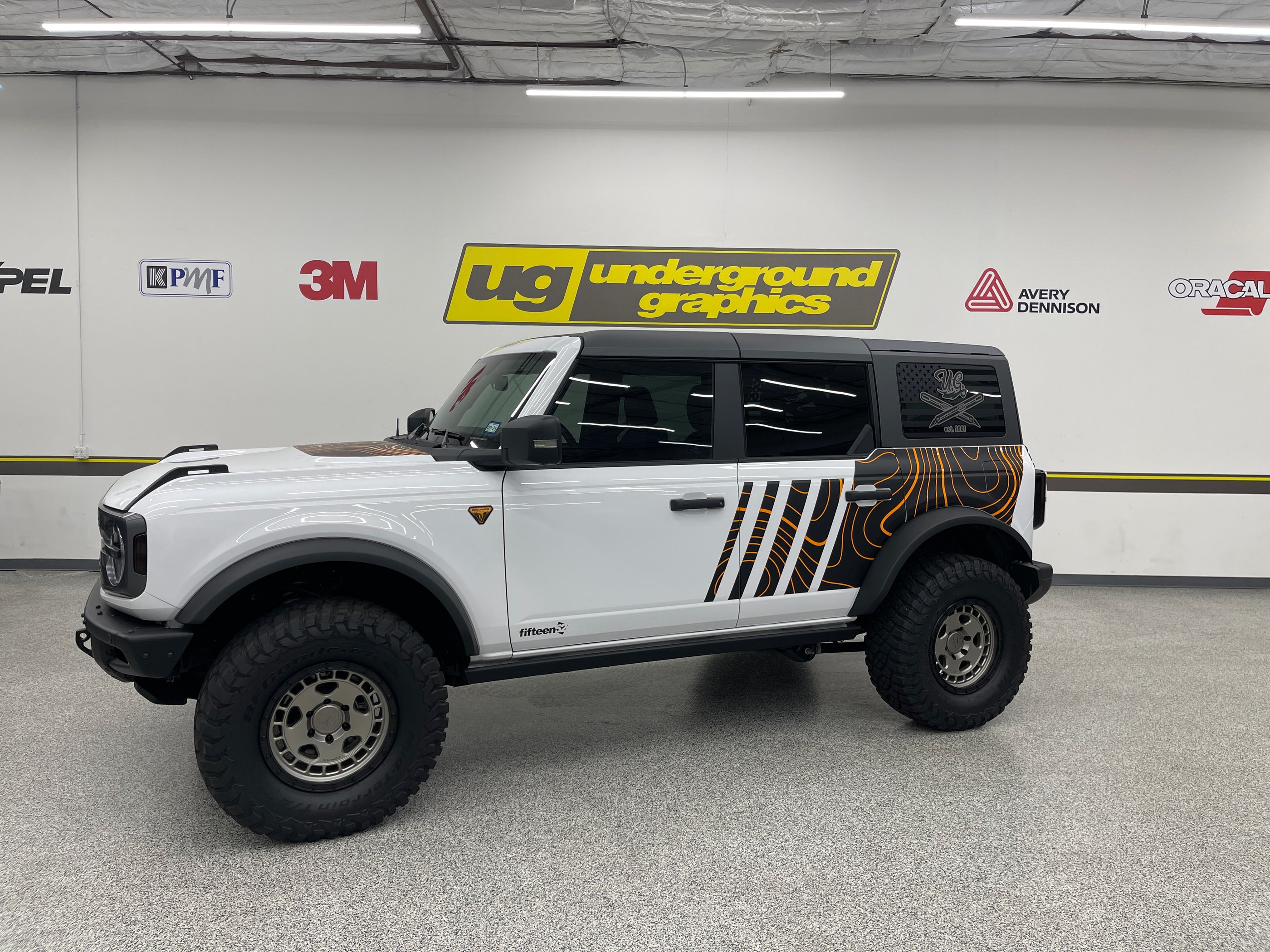 Bronco DRIFT Topography Kit — Underground Graphics