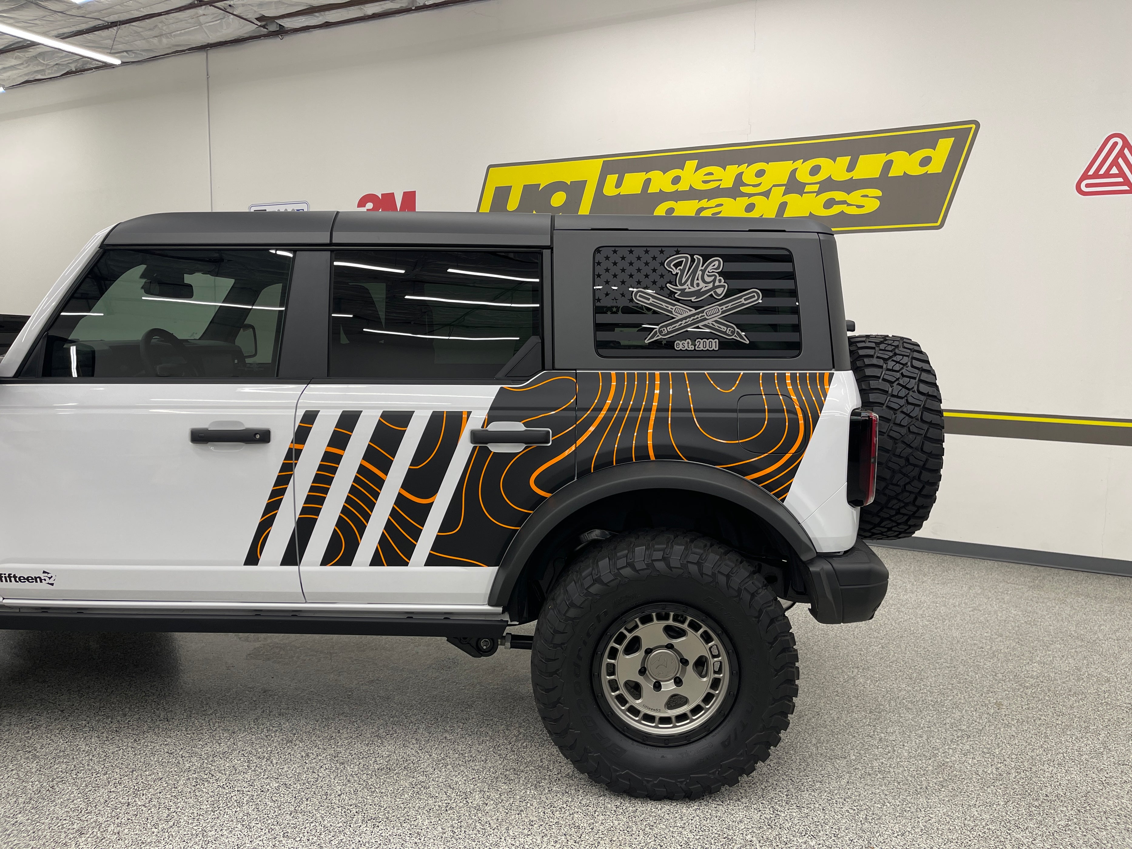 Bronco DRIFT Topography Kit — Underground Graphics