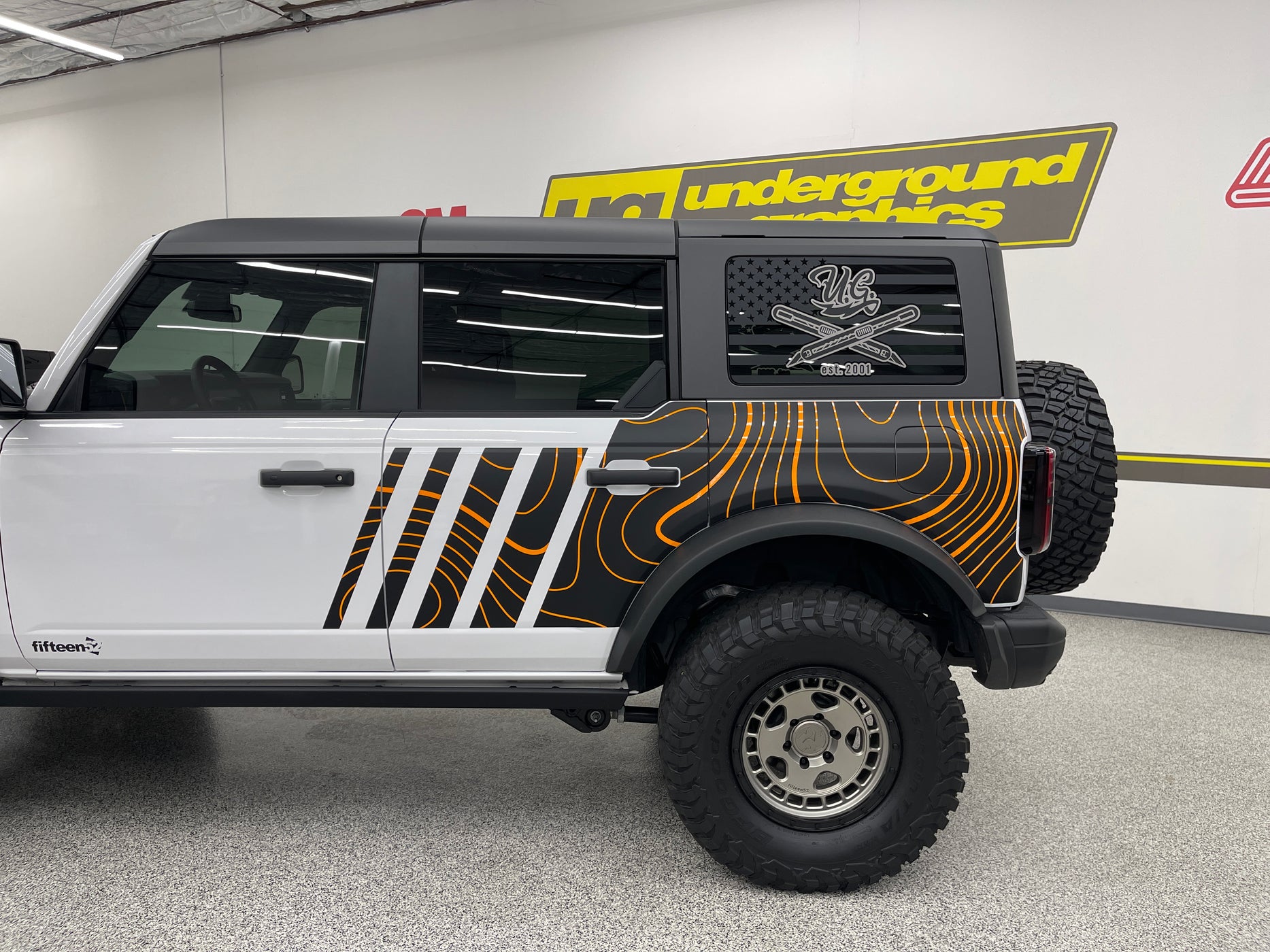 Bronco DRIFT Topography Kit — Underground Graphics