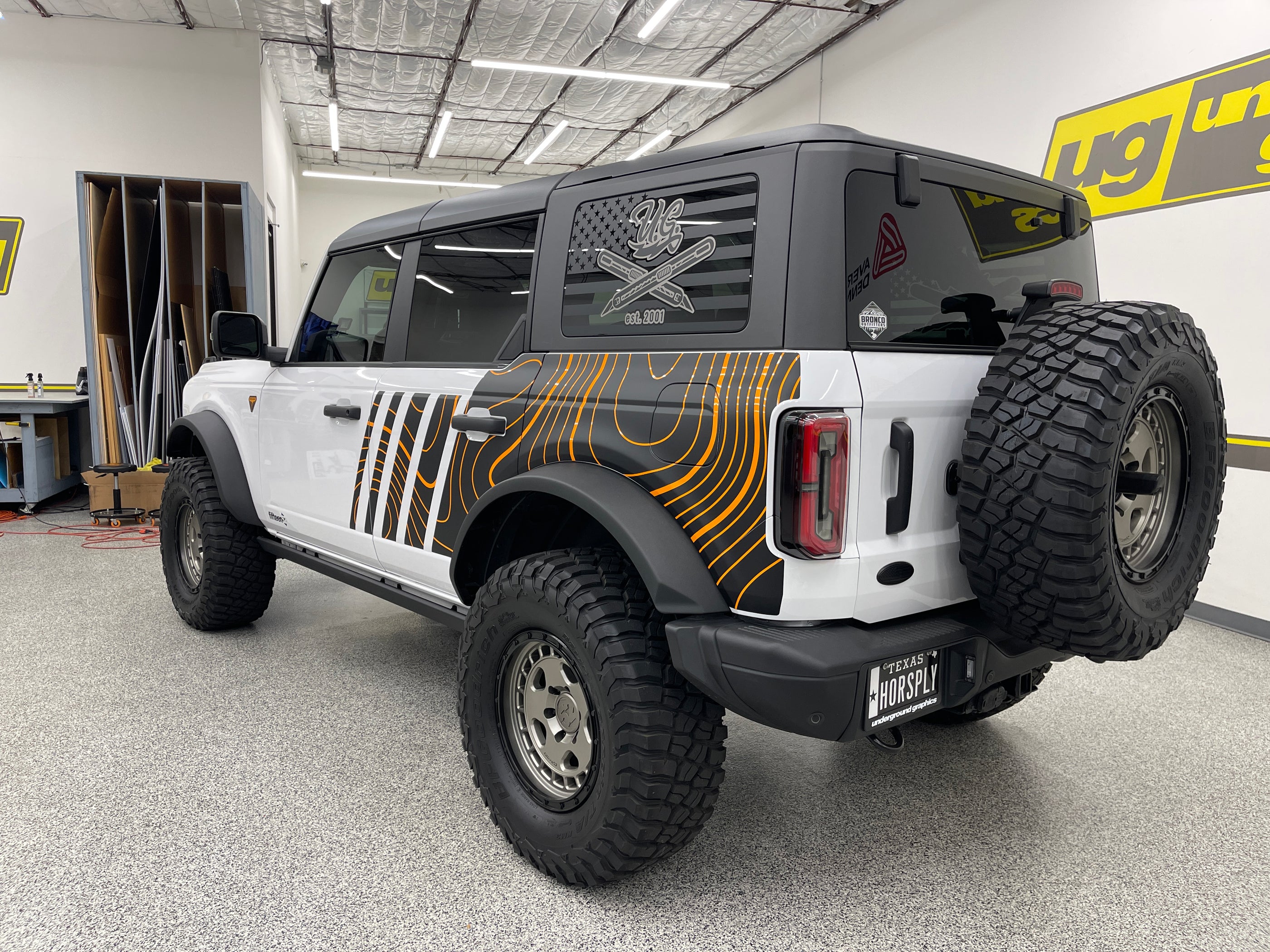 Bronco DRIFT Topography Kit — Underground Graphics