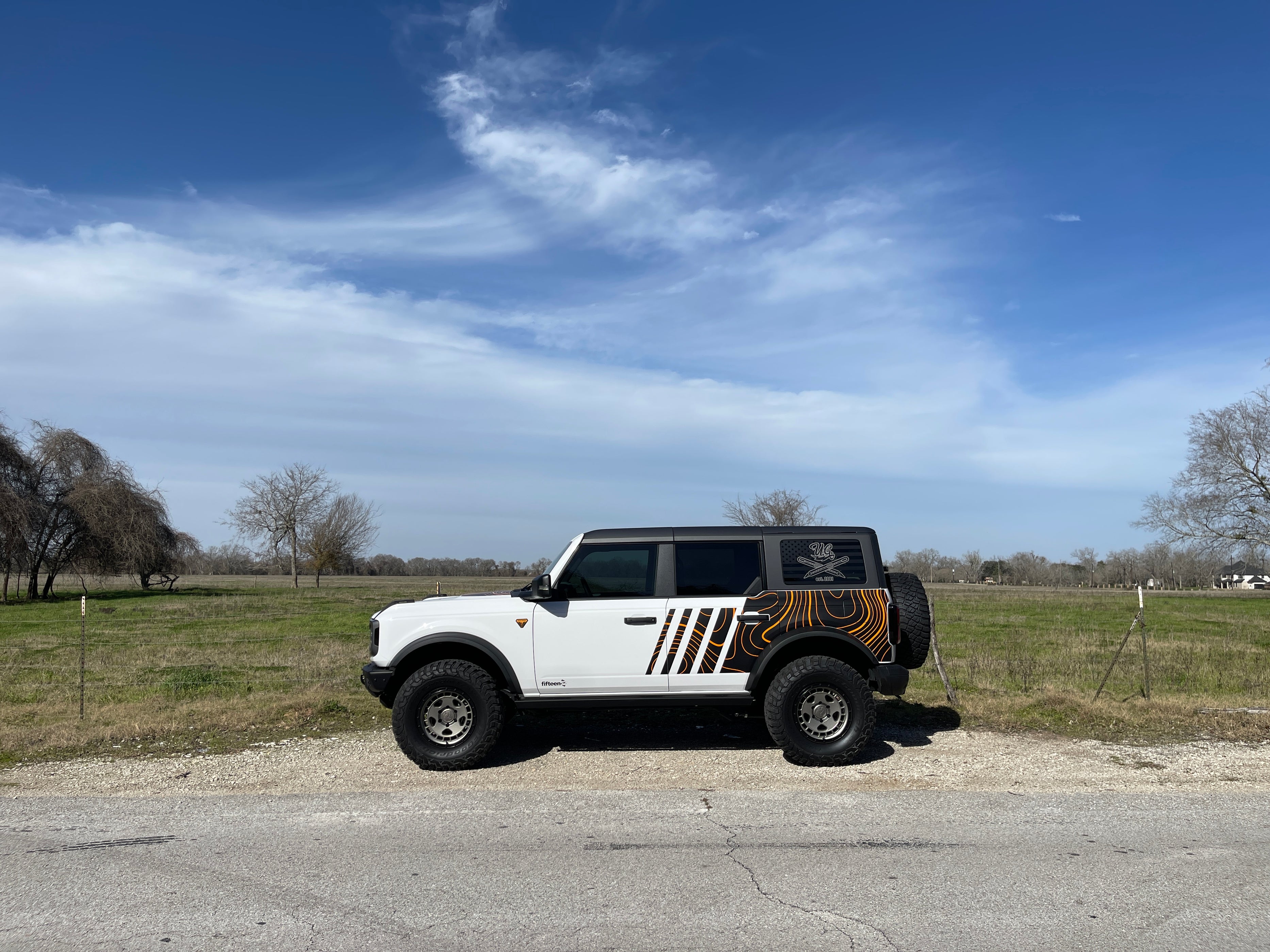 Bronco DRIFT Topography Kit — Underground Graphics