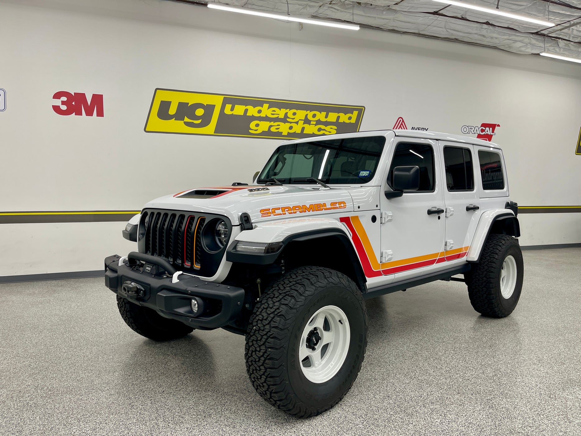 Jeep Wrangler Scrambled Retro Kit (JL & JLU) — Underground Graphics