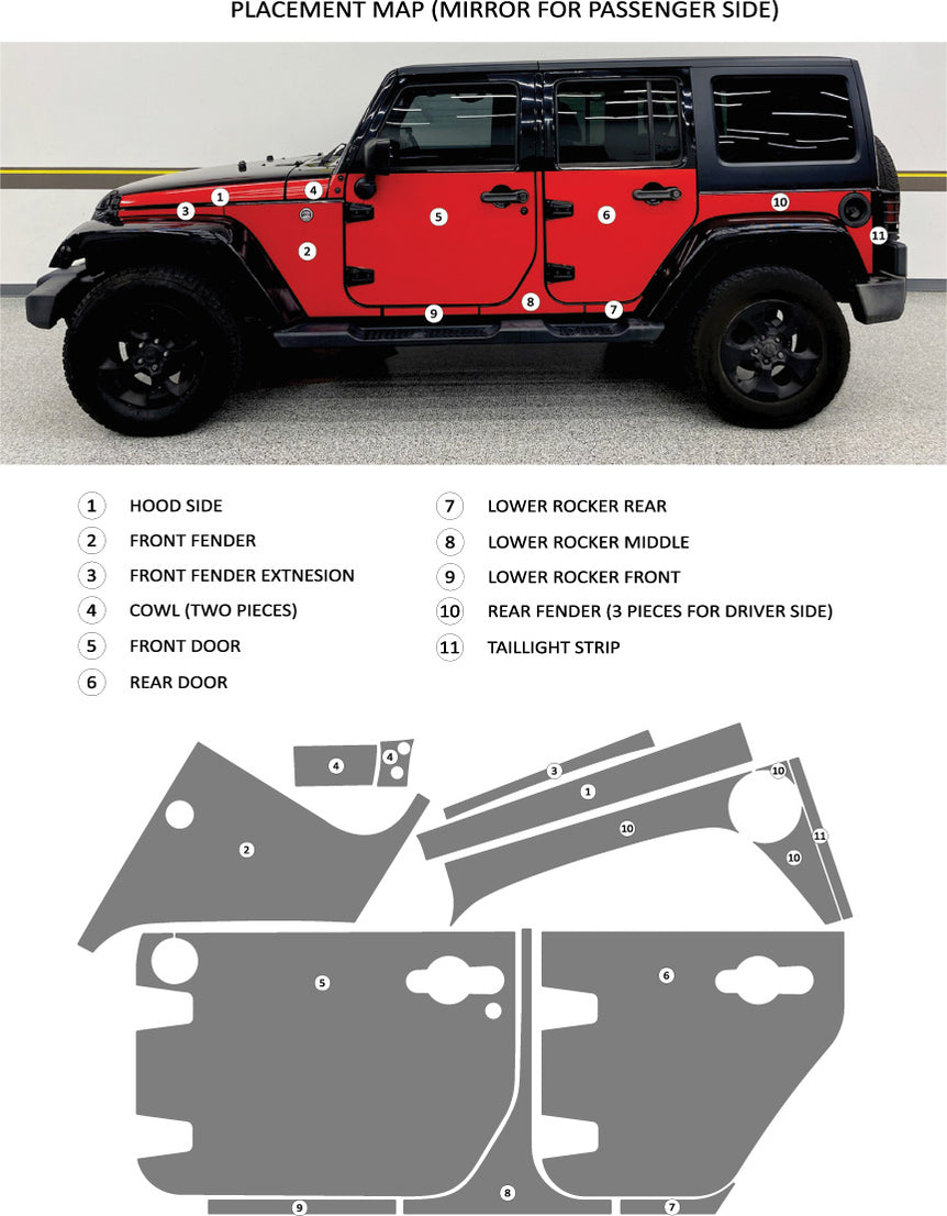 Jeep Trail Guard (JKU) — Underground Graphics