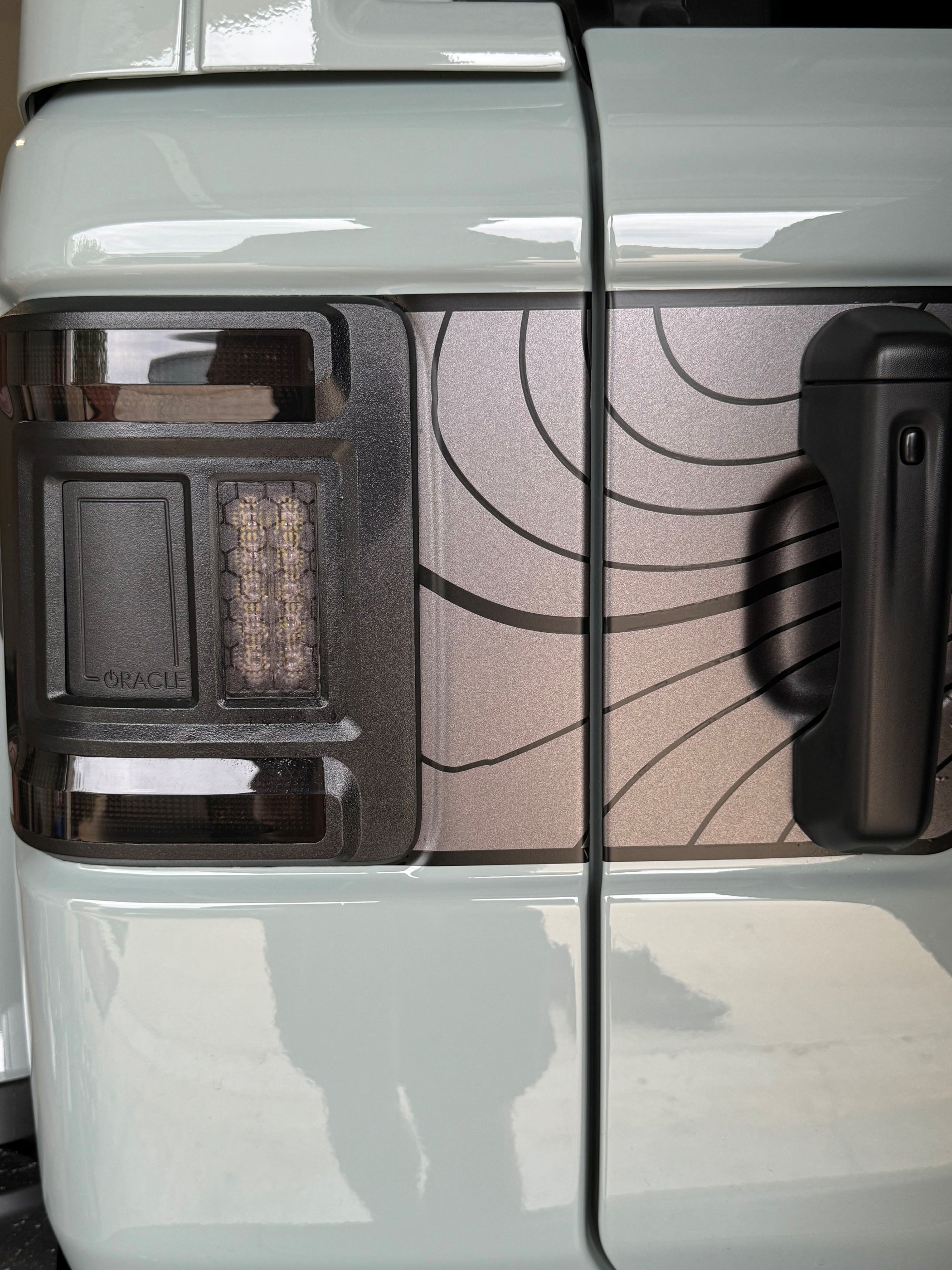 Jeep JL Wrangler Rear Door Inlay — Underground Graphics