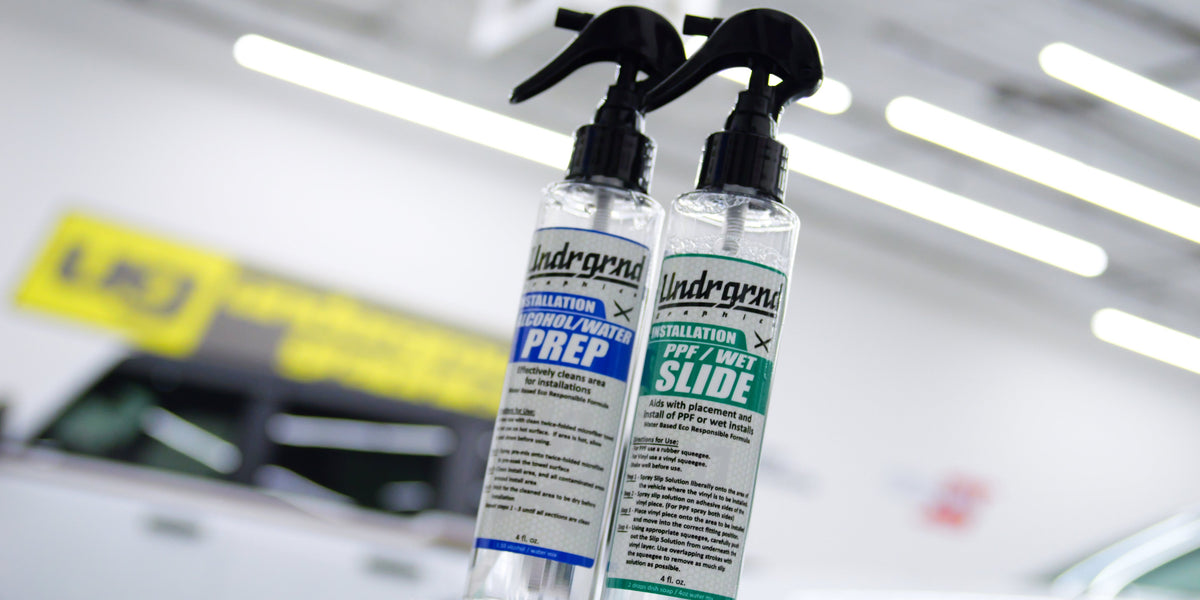 Vinyl Wrap & PPF Install Prep Spray — Underground Graphics