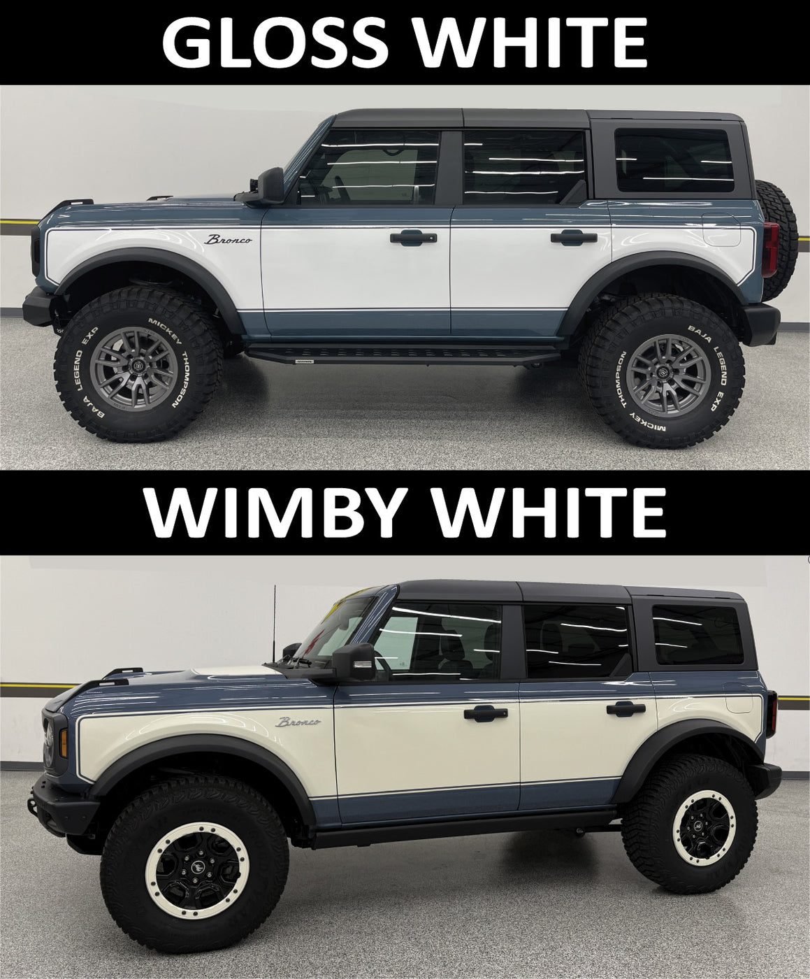 Bronco Retro Side Panels — Underground Graphics