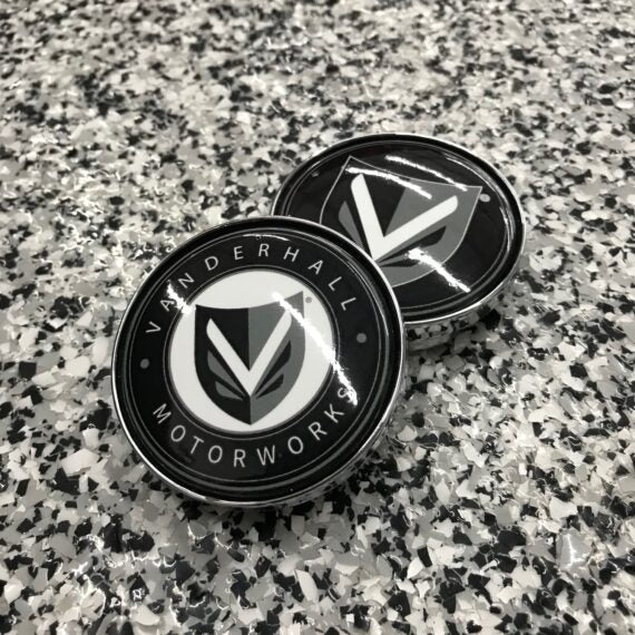 Vanderhall 56mm Center Cap Decals — Underground Graphics