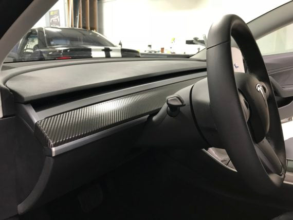 Tesla Model 3 Dash Wrap Overlay — Underground Graphics