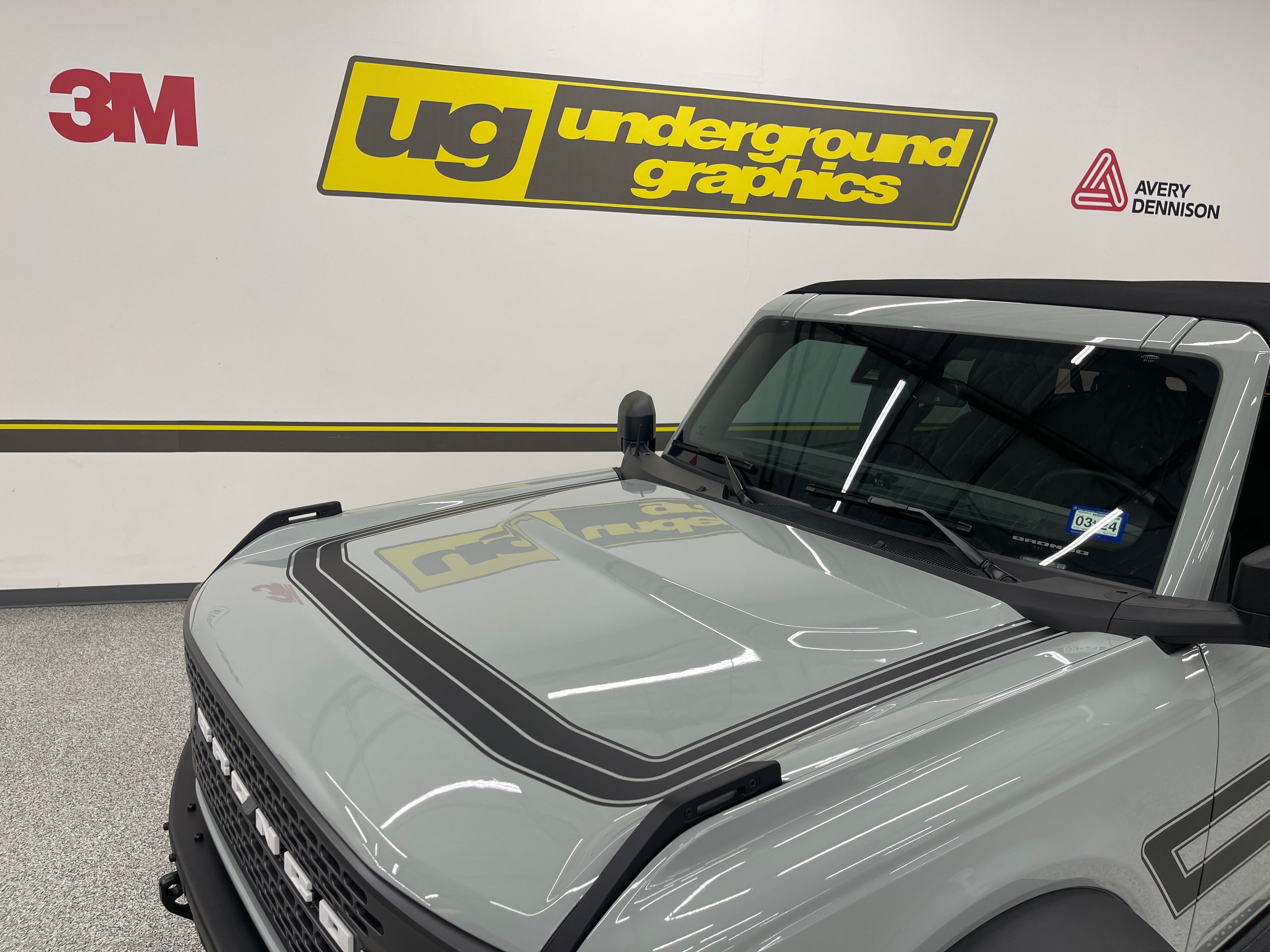 Bronco Explorer Hood Graphics — Underground Graphics