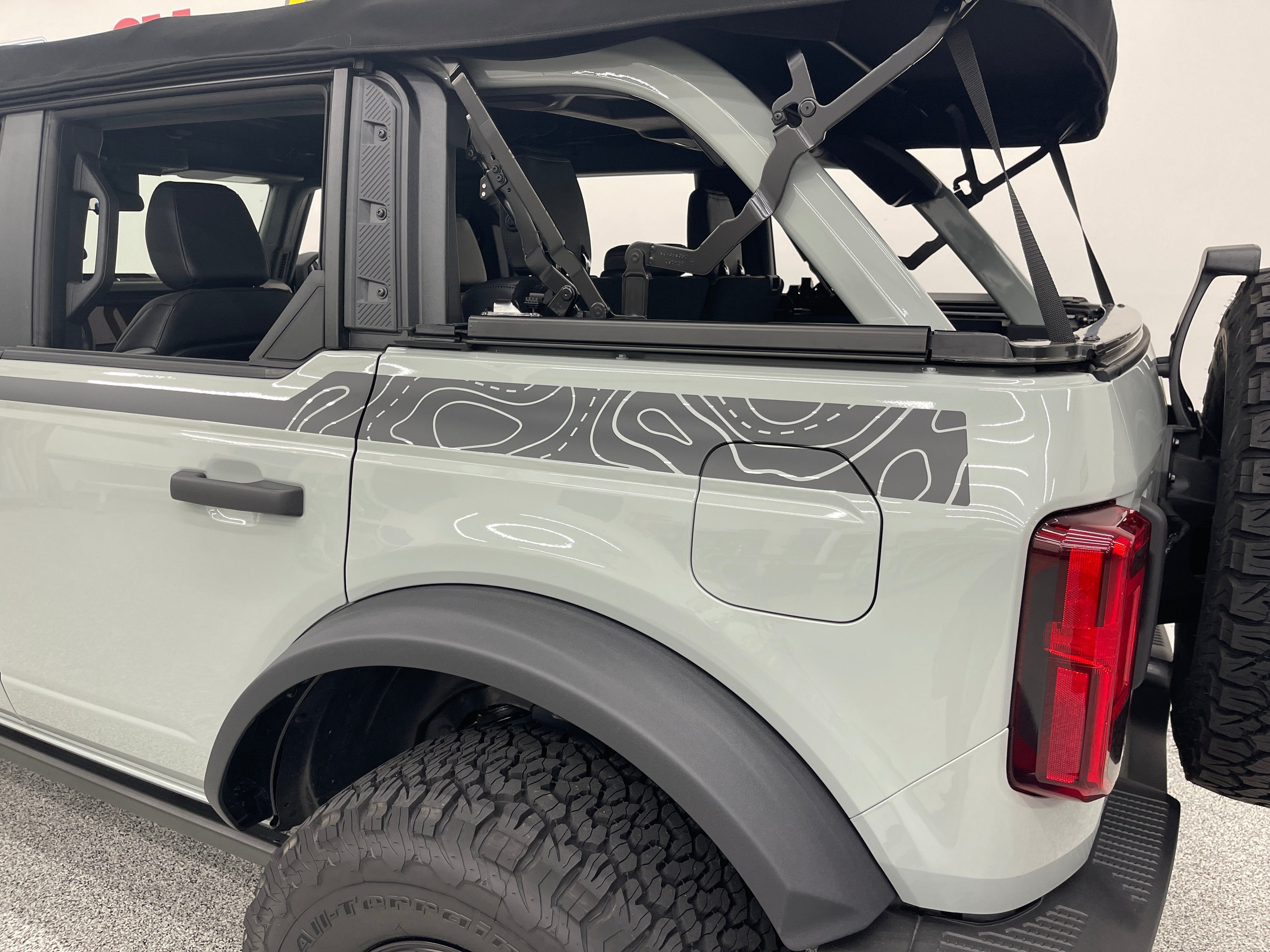 Bronco Topography (Pieces) (2021+) SINGLE COLOR — Underground Graphics