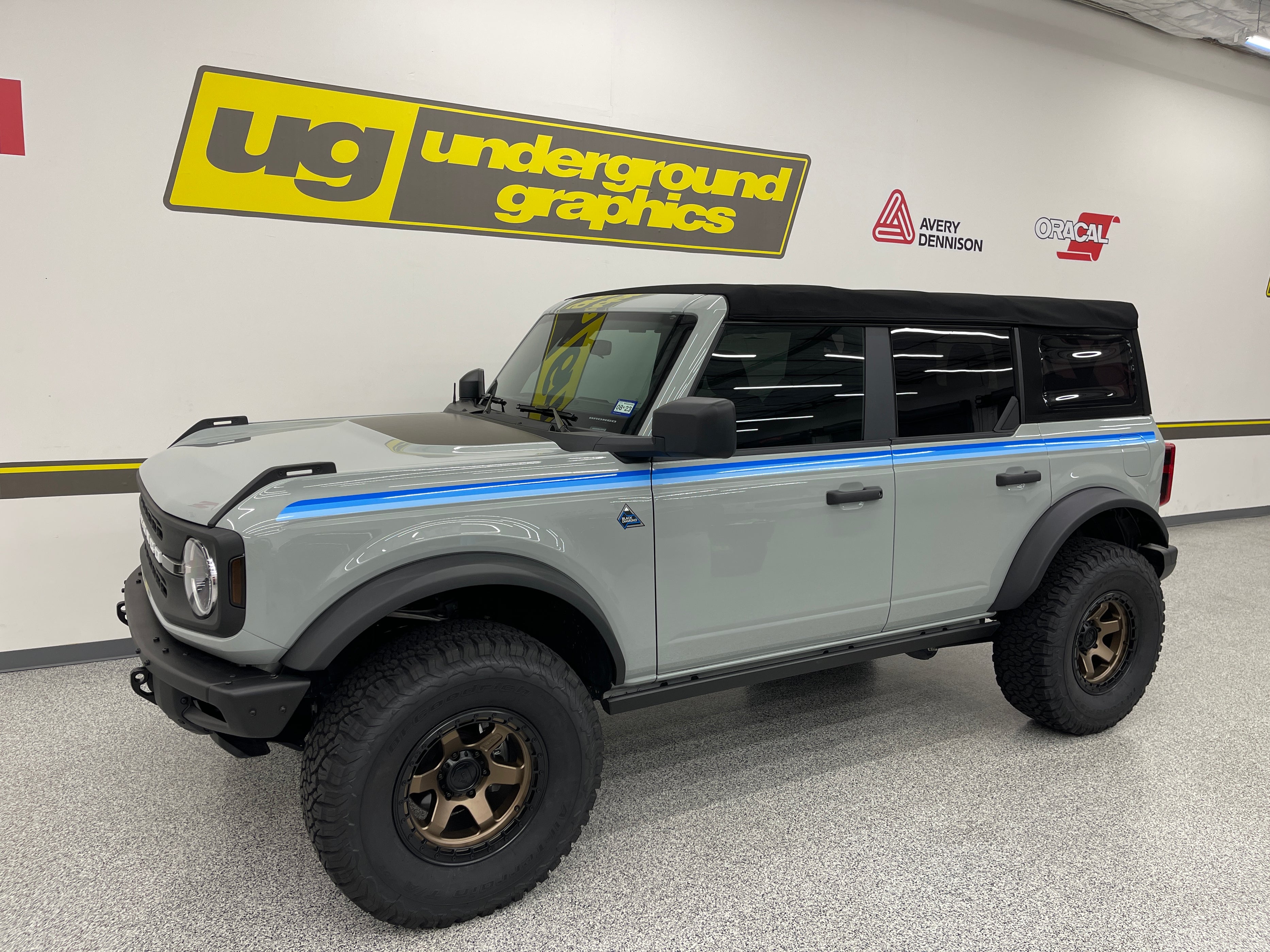 Bronco 3-Bar Stripes 2021+ — Underground Graphics