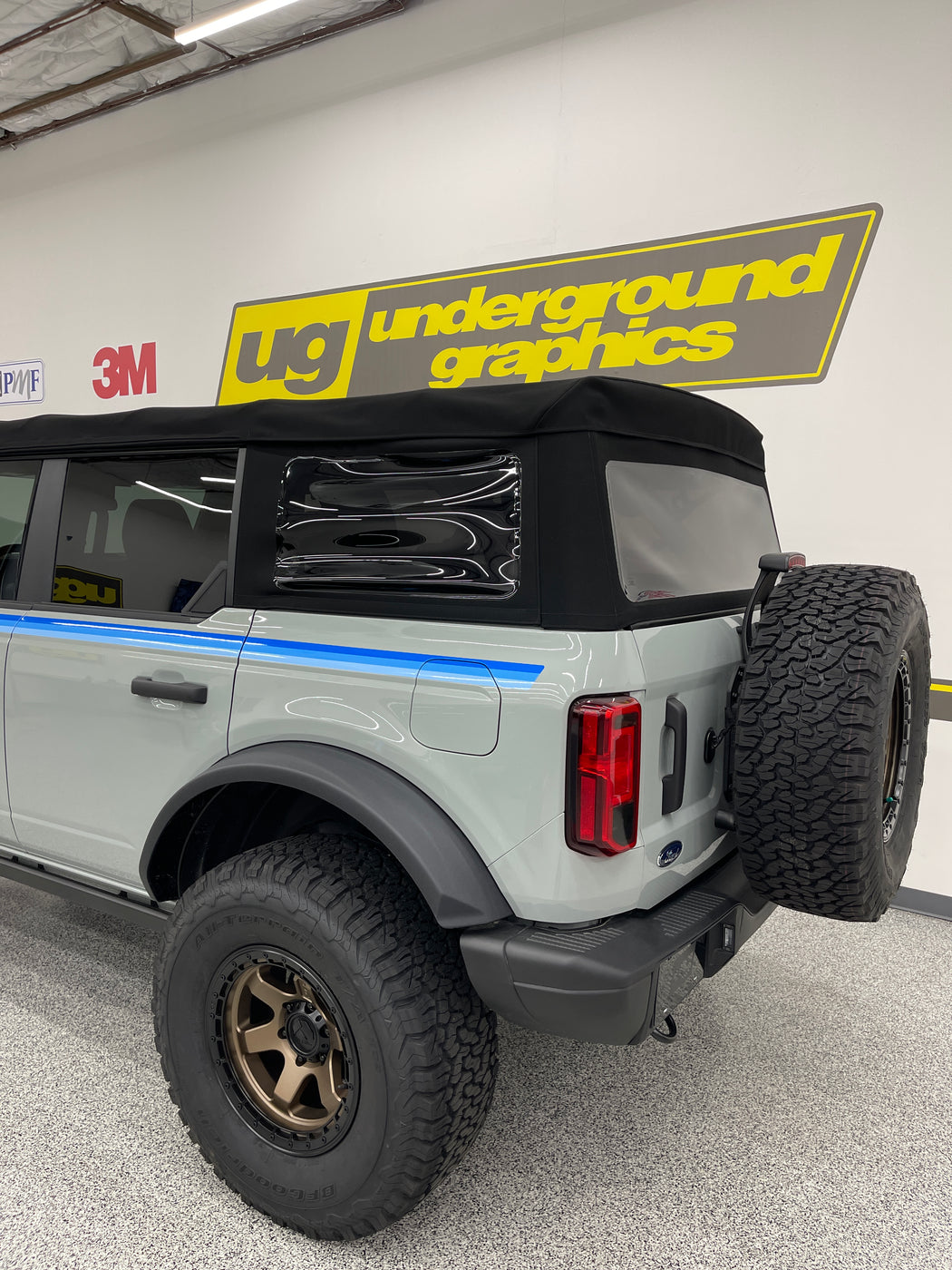 Bronco 3-Bar Stripes 2021+ — Underground Graphics