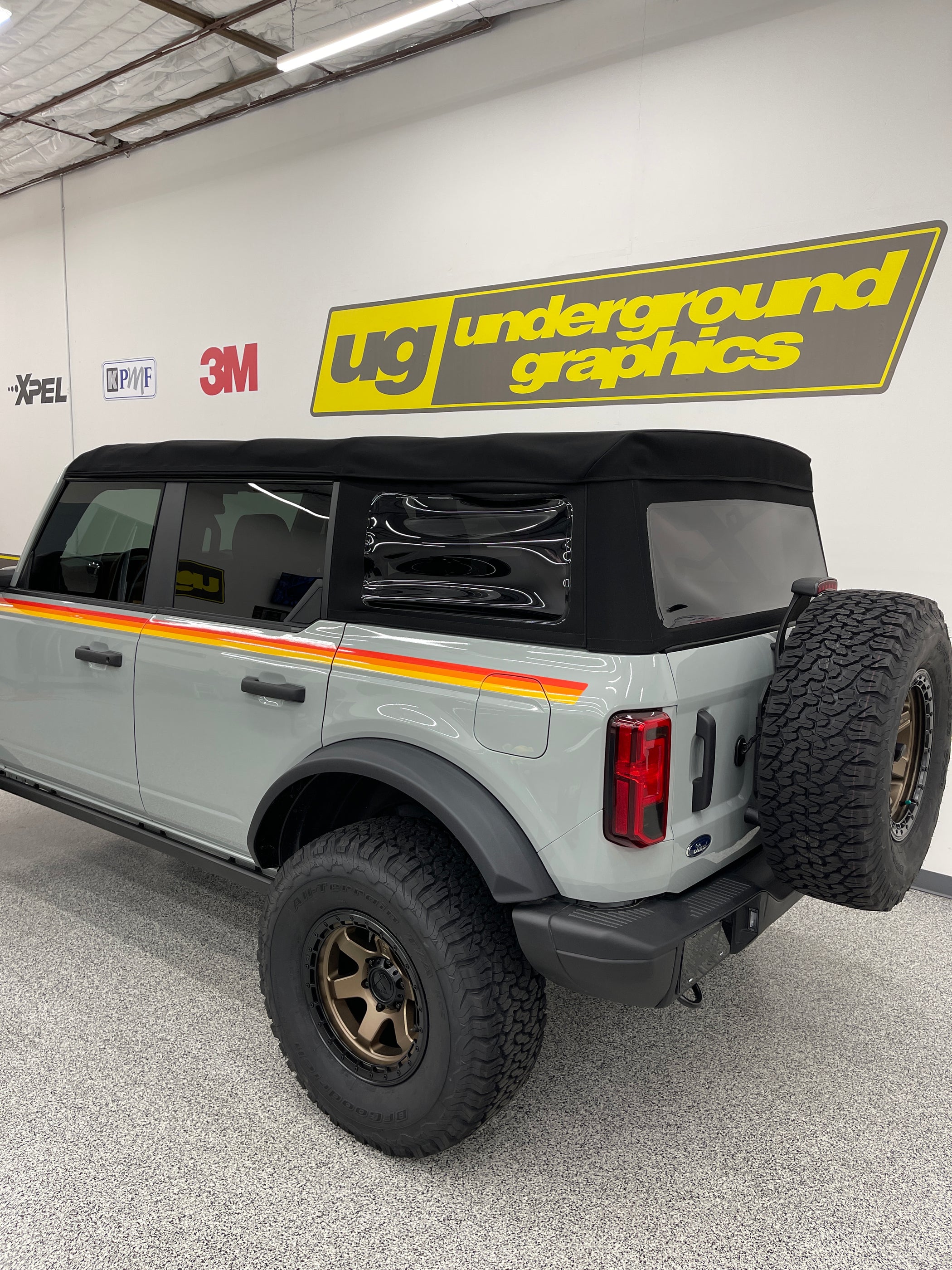 Bronco 3-Bar Stripes 2021+ — Underground Graphics