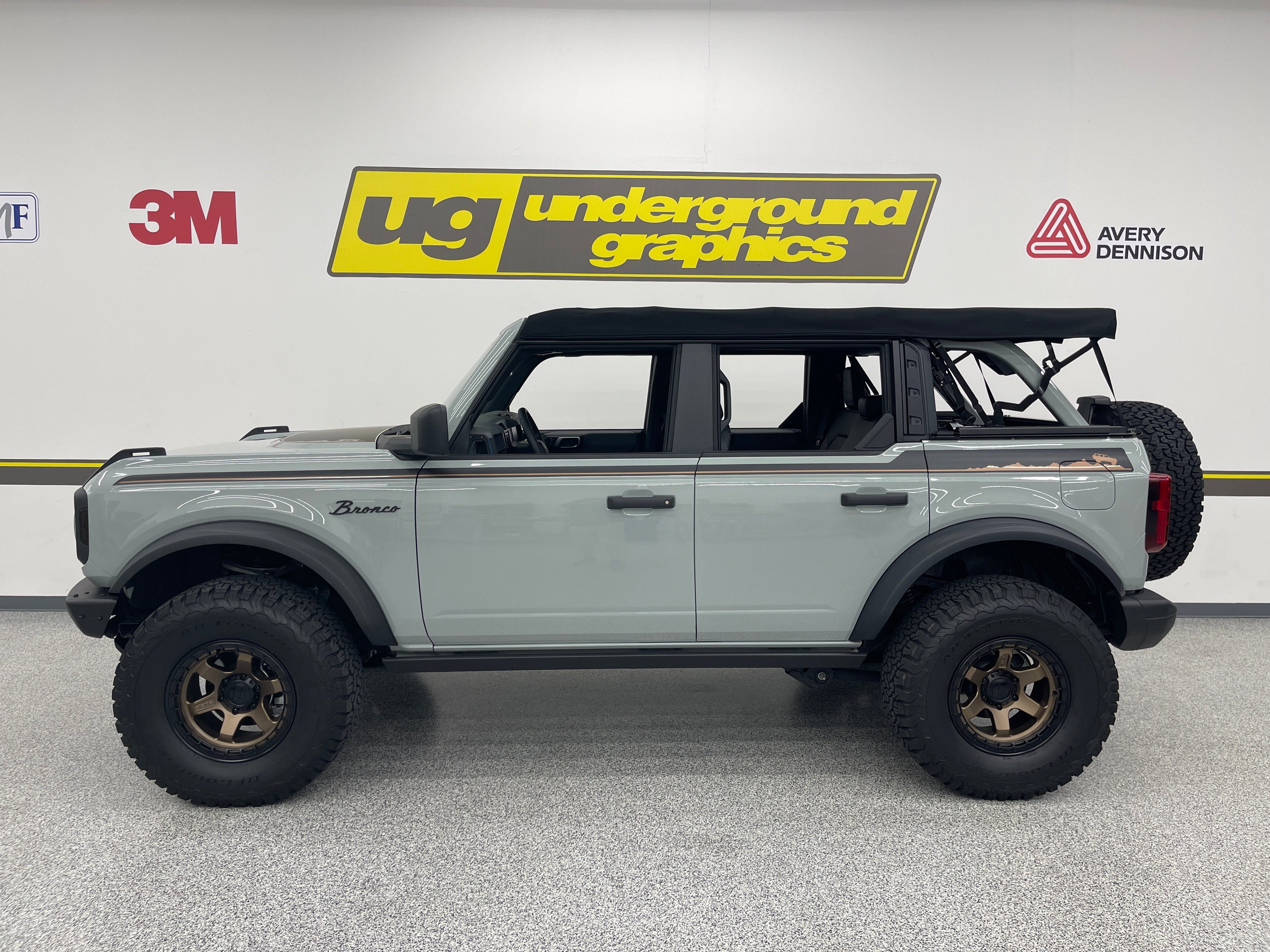 Bronco 2021+ On the Rocks (Pieces) — Underground Graphics