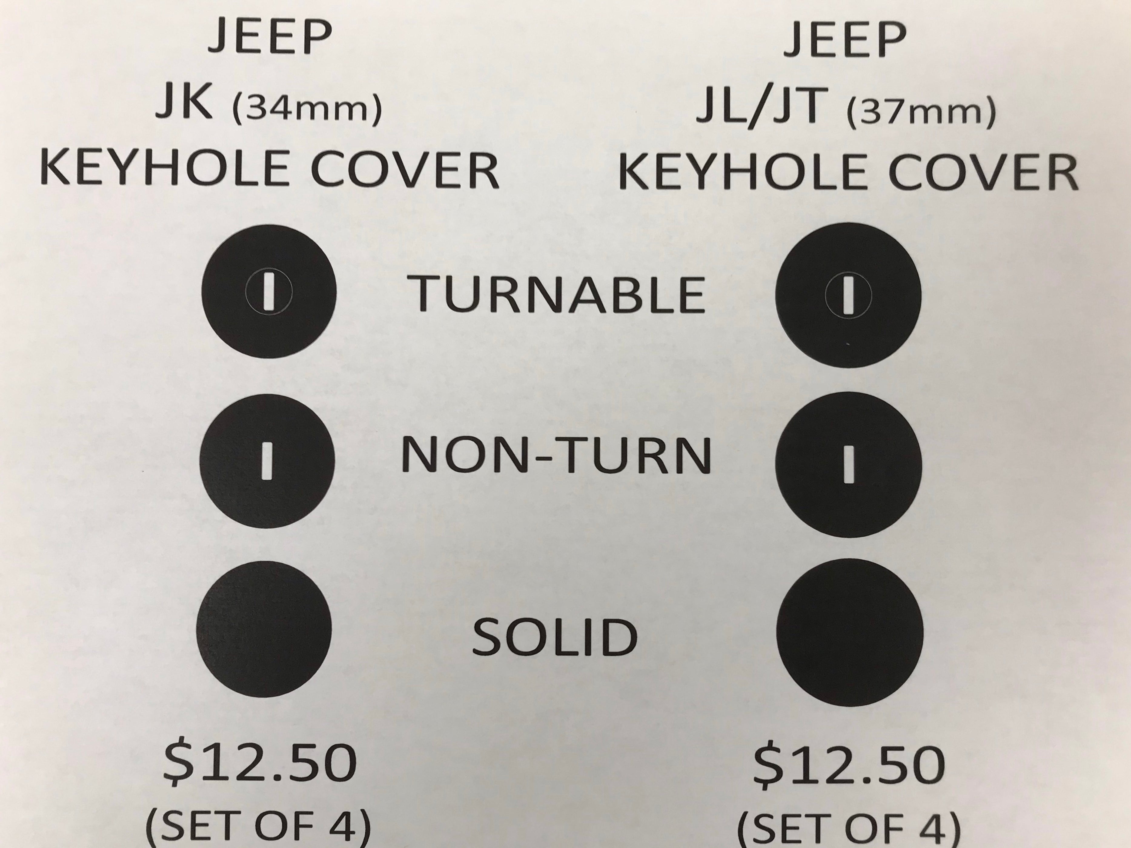 Jeep Keyhole Covers — Underground Graphics