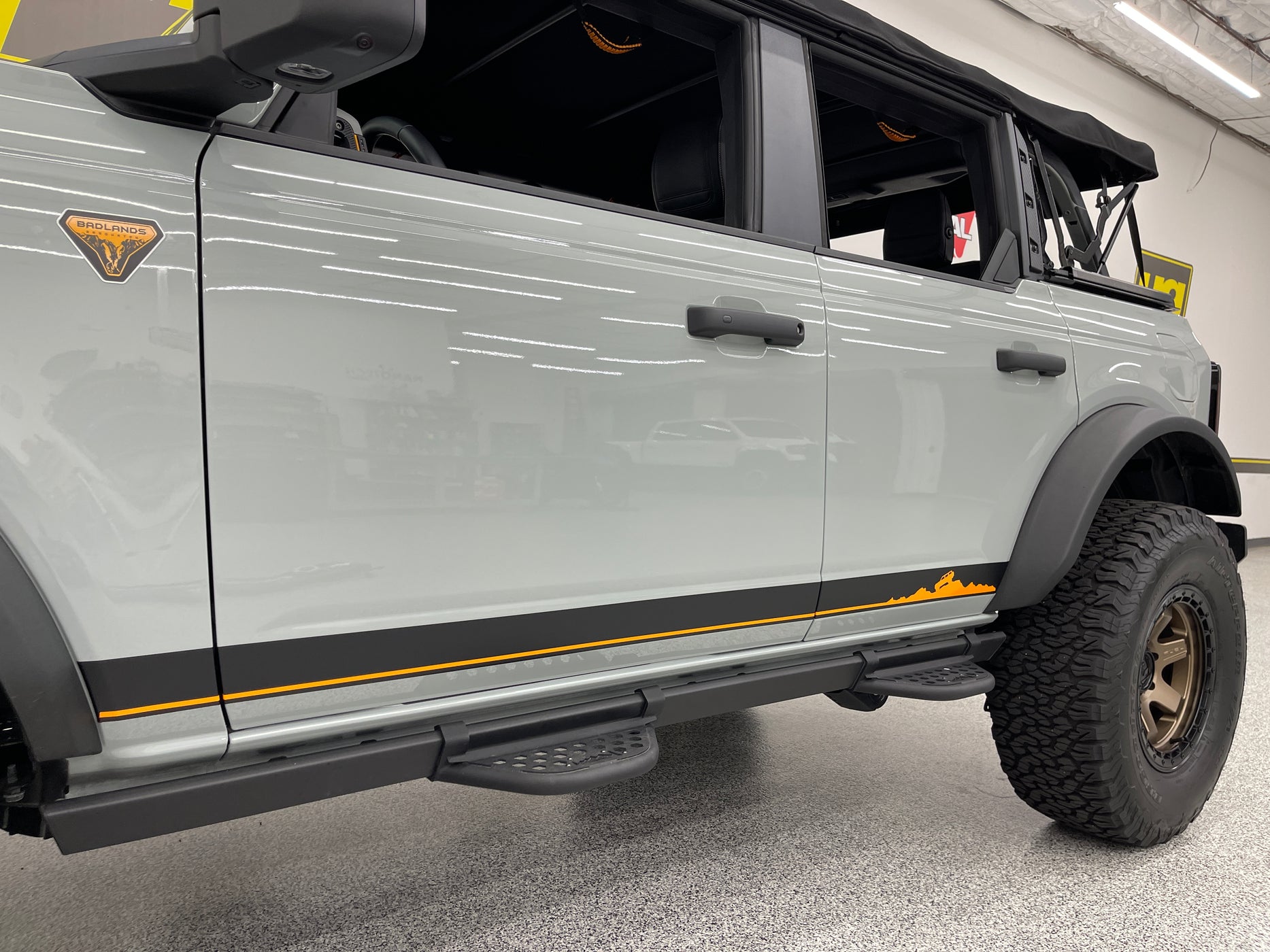 On the Rocks Bronco Rocker Kit — Underground Graphics