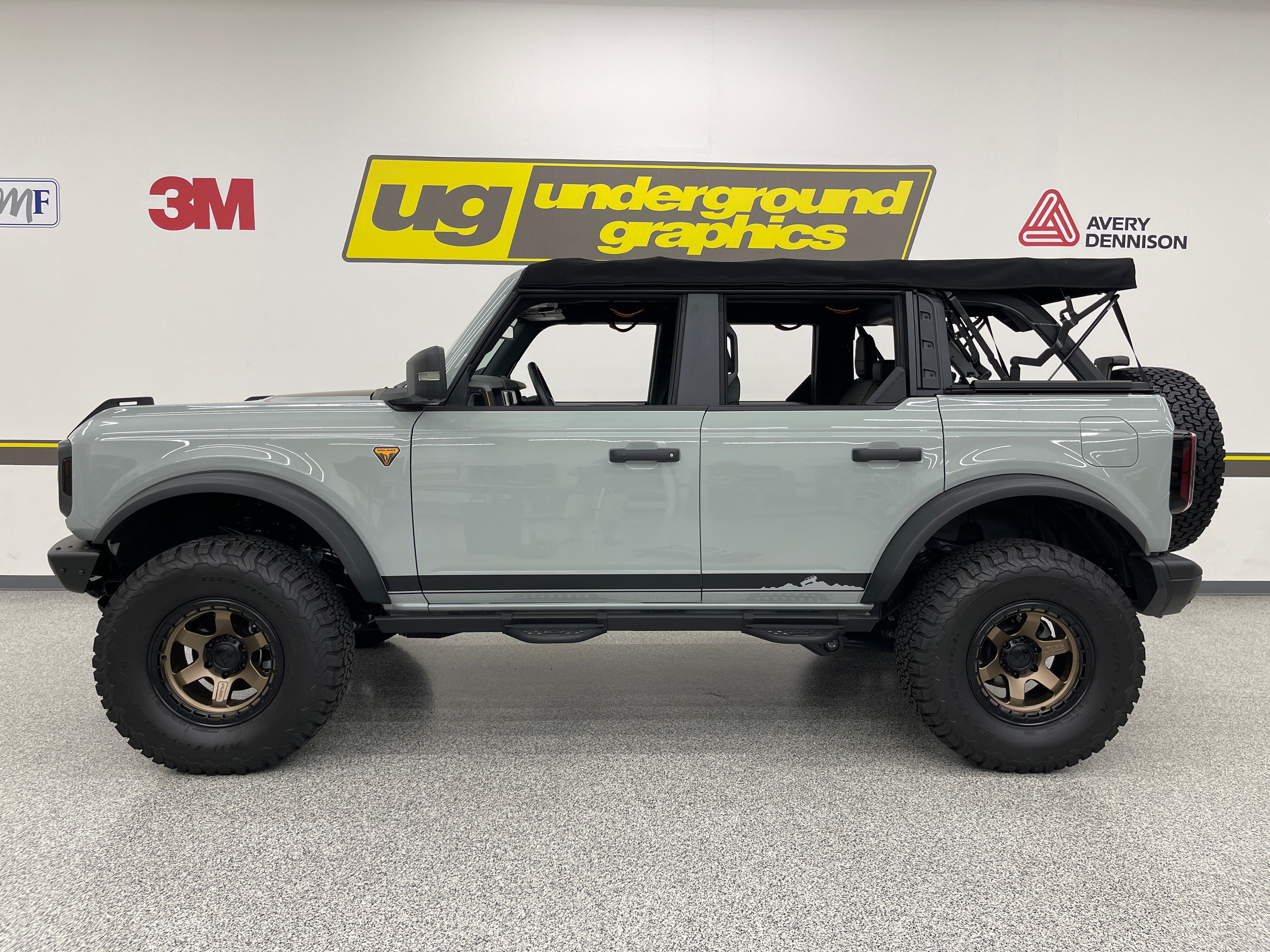 On the Rocks Bronco Rocker Kit — Underground Graphics