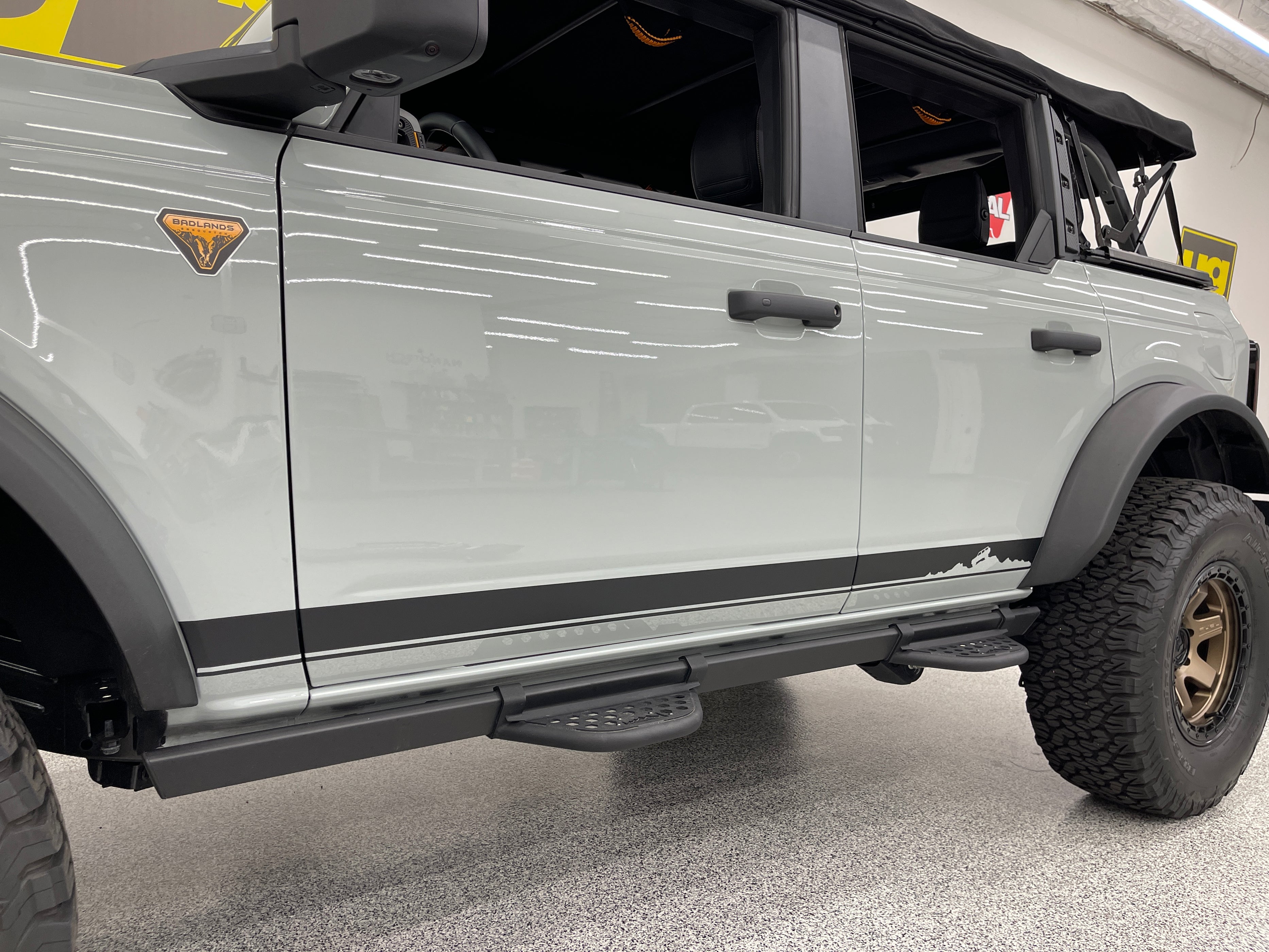 On the Rocks Bronco Rocker Kit — Underground Graphics