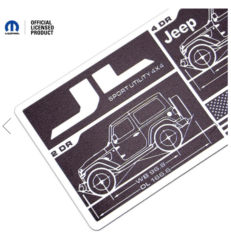 WRANGLER JL/U - JEEP® DATA PLATE — Underground Graphics