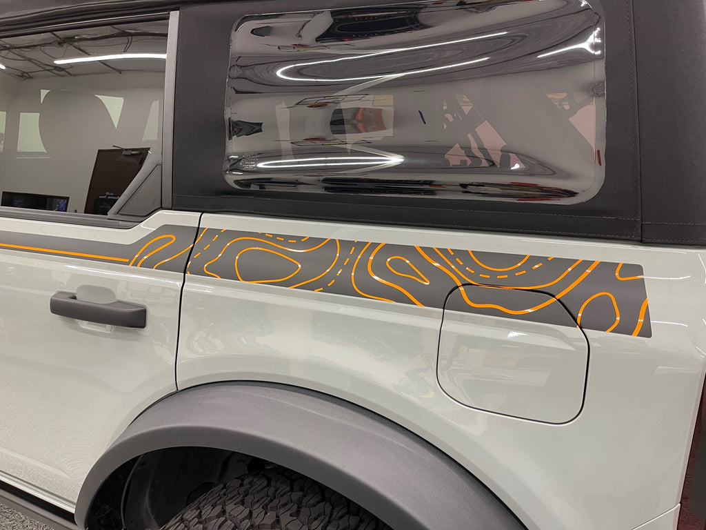 Bronco Topography Kits — Underground Graphics